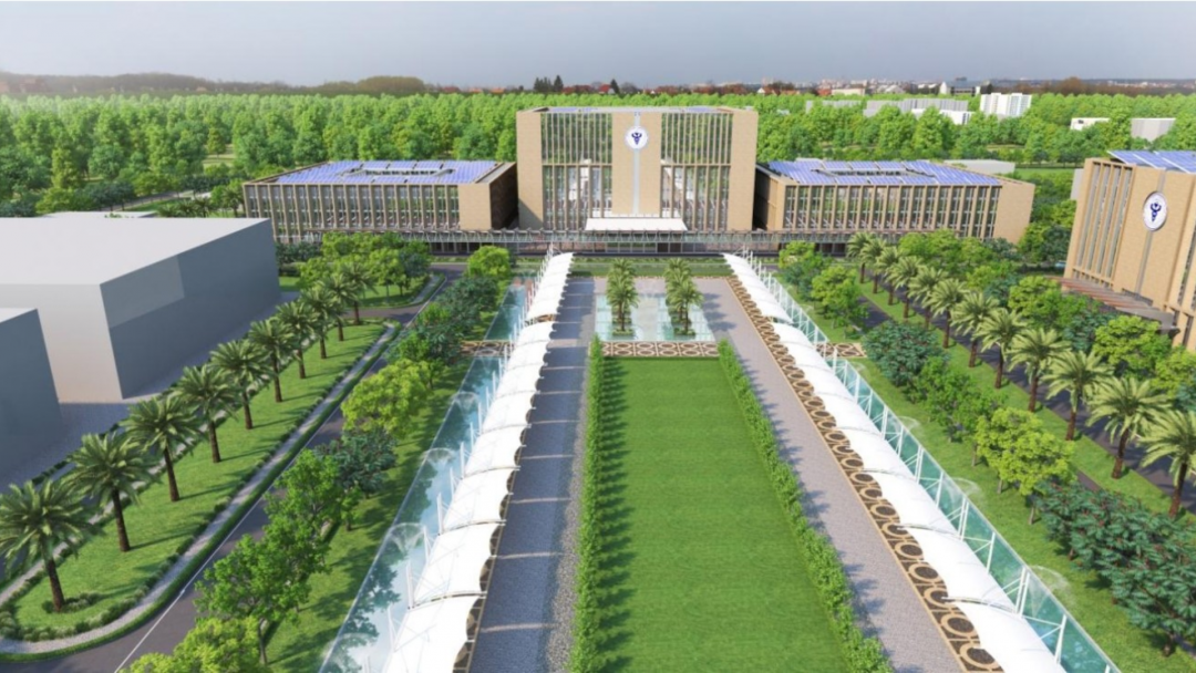 Construction of All India Institute of Medical Sciences, Rewari